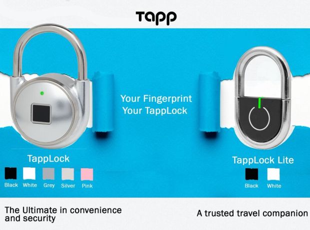 Tapplock: The World's First Fingerprint Sensor Padlock - Parhlo
