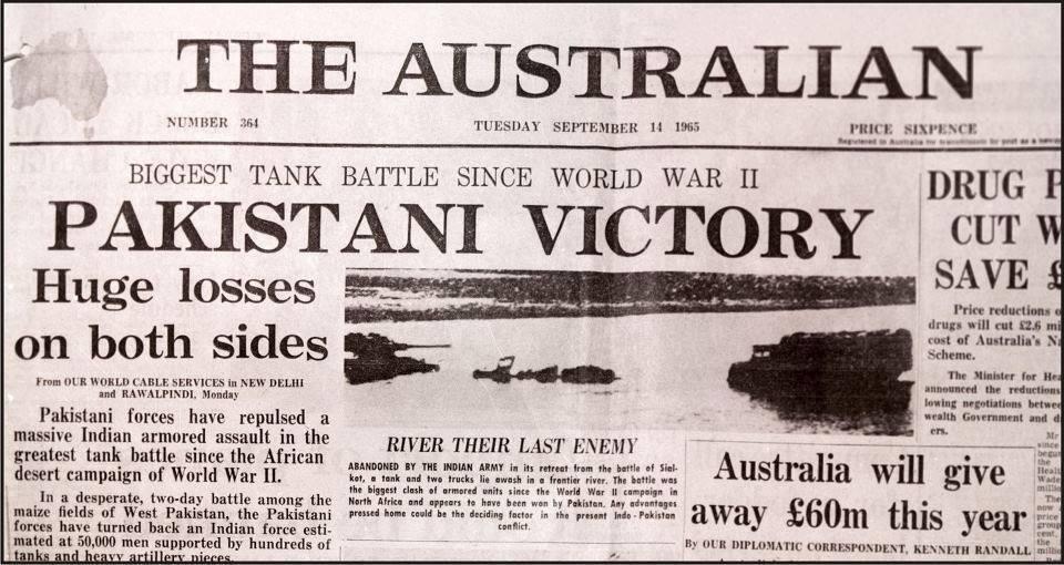 True Story of How Pakistani Forces Almost Conquered Indian Punjab In 1965