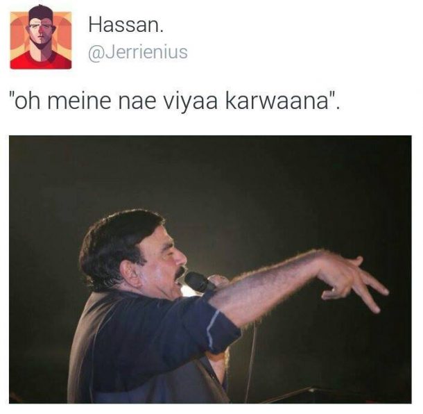 Sheikh Rashid Just Proved Himself As The Coolest Politician In Pakistan