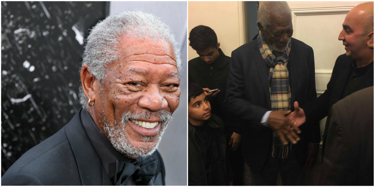 Morgan Freeman Just Attended A Majlis In London And Everyone Is Surprised!