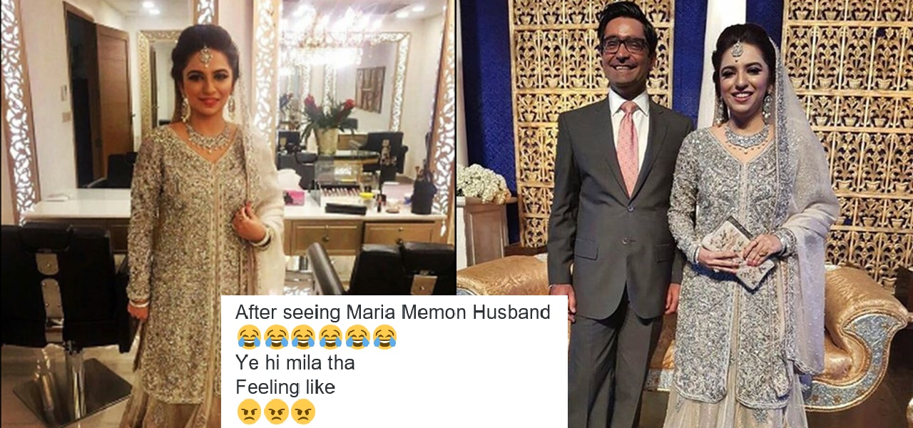 Pakistanis Are Busy Mocking Maria Memon's Husband