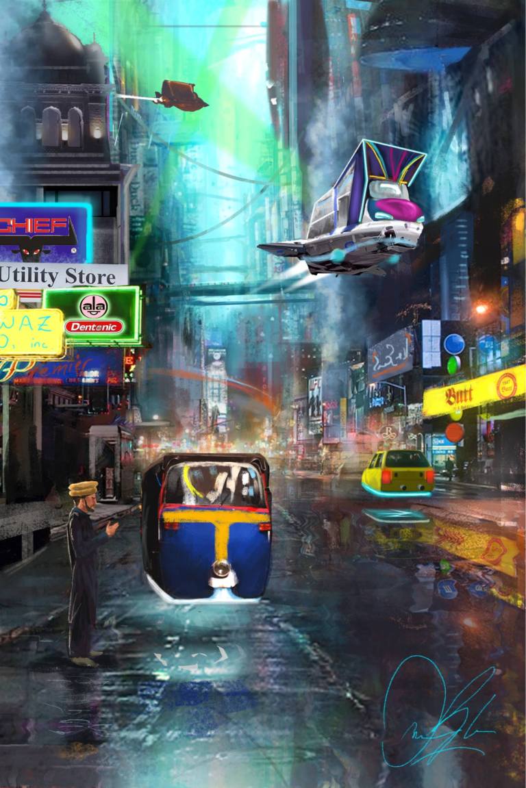 Omar Gilani's Sci-Fi Art Is The Best Thing You'll See Today!