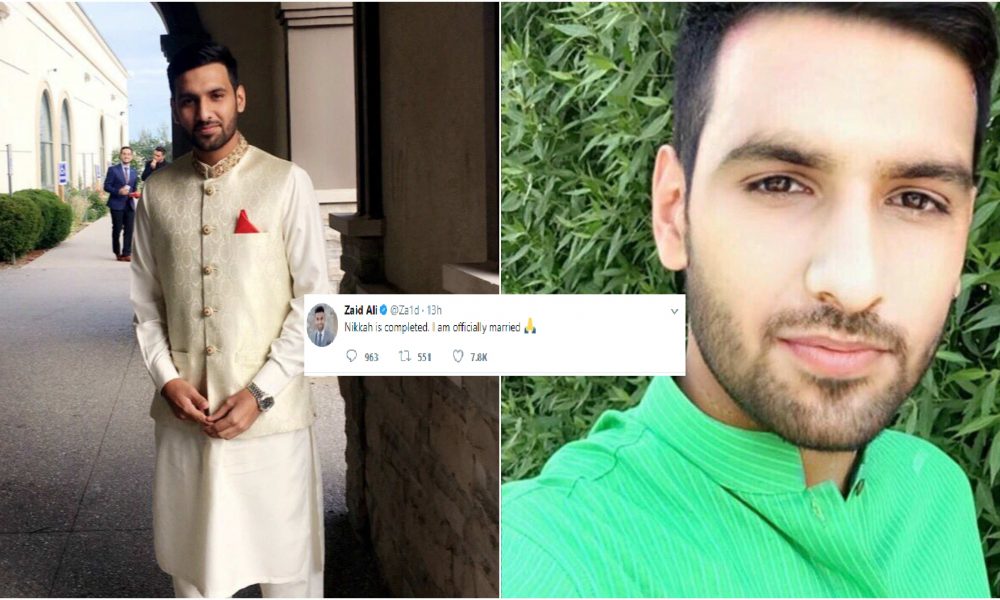 Pakistani-Canadian Youtuber Zaid Ali gets Married and Here's how People ...
