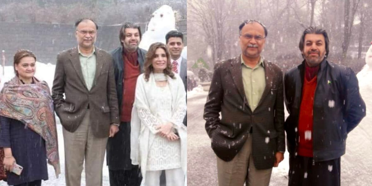 Pakistani Politicians Were Seen Enjoying Snowfall In Murree And Yeh ...