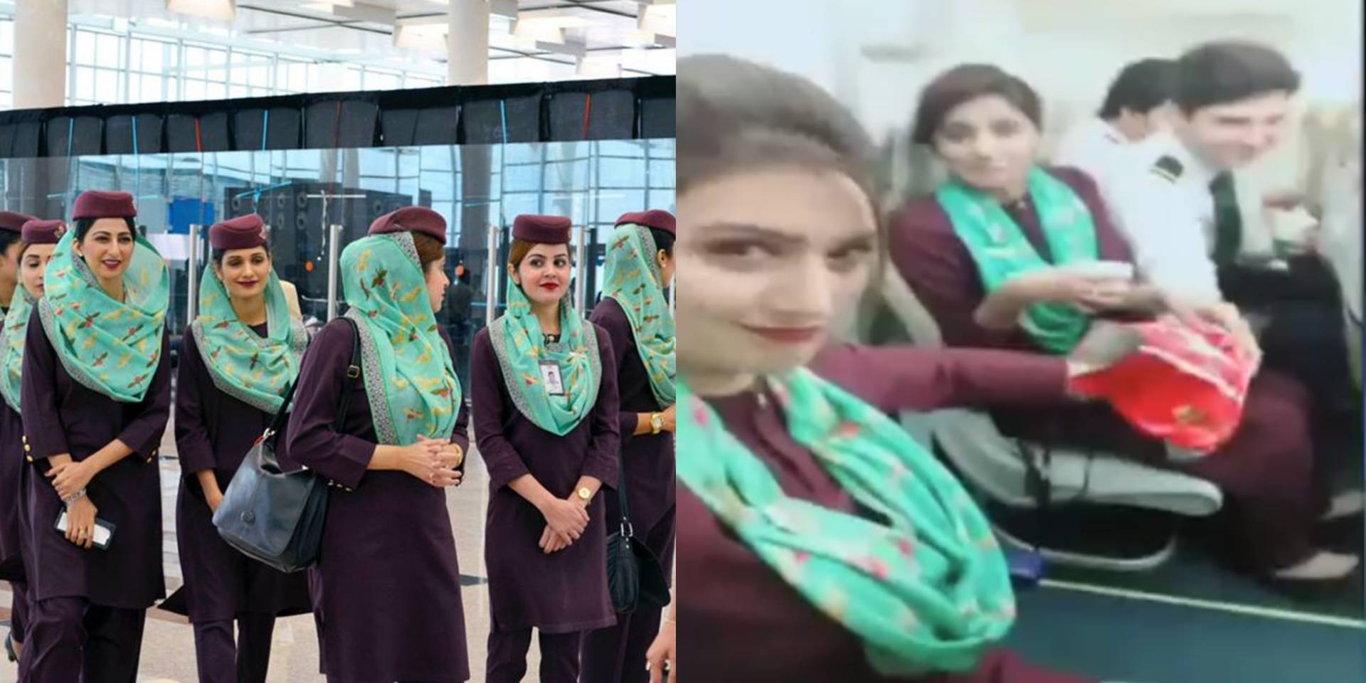 Two Young PIA Air-Hostesses Get Into Trouble After Making Tik-Tok ...
