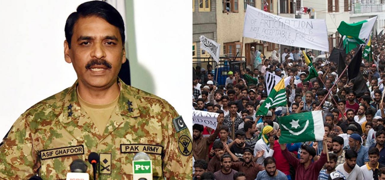 Asif Ghafoor's Recent Tweet On Kashmir Is Giving Out 'War Vibes' To ...