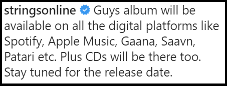 Strings Brings New Album 'Strings30' Along With Its Audio Cassettes!