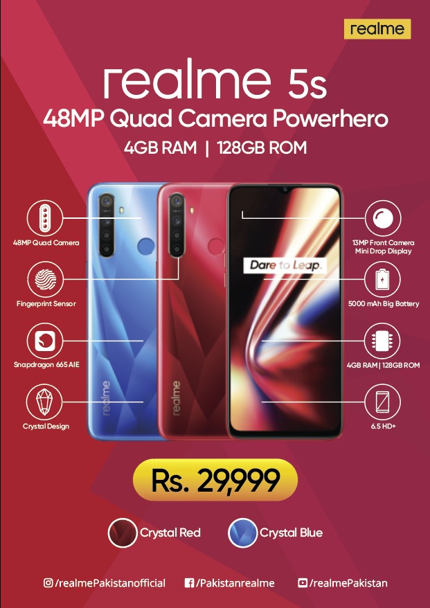 Realme 5s Available Nationwide, A New Year's Gift In Just Rs. 29,999!