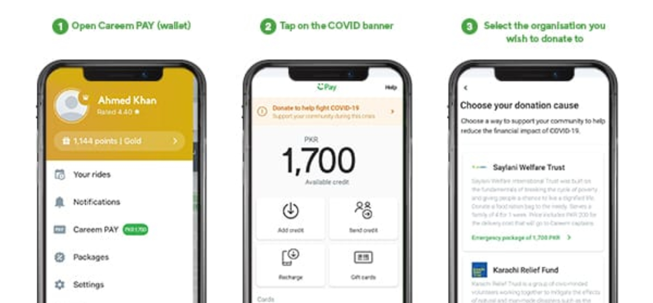 Careem Join Forces With Relief Providers By Introducing In-App ...