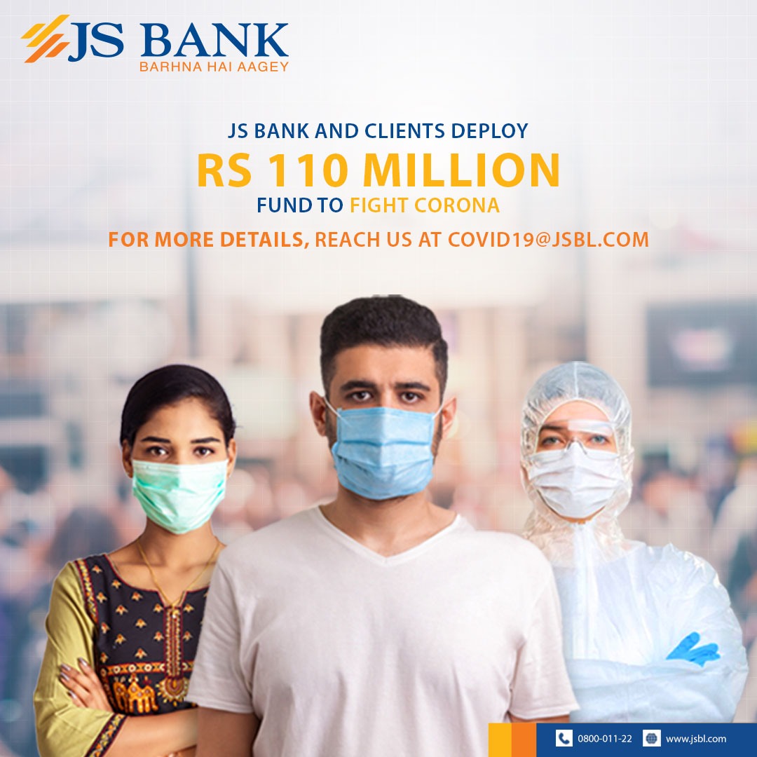 JS Bank & Clients Deploy 110 Million Fund For Immediate COVID-19 Response!