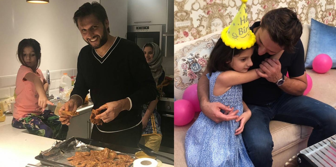 Shahid Afridi Becomes Chef To Celebrate Birthday Of His Daughter Asmara Shahid Afridi Becomes Chef To Celebrate Birthday Of His Daughter Asmara