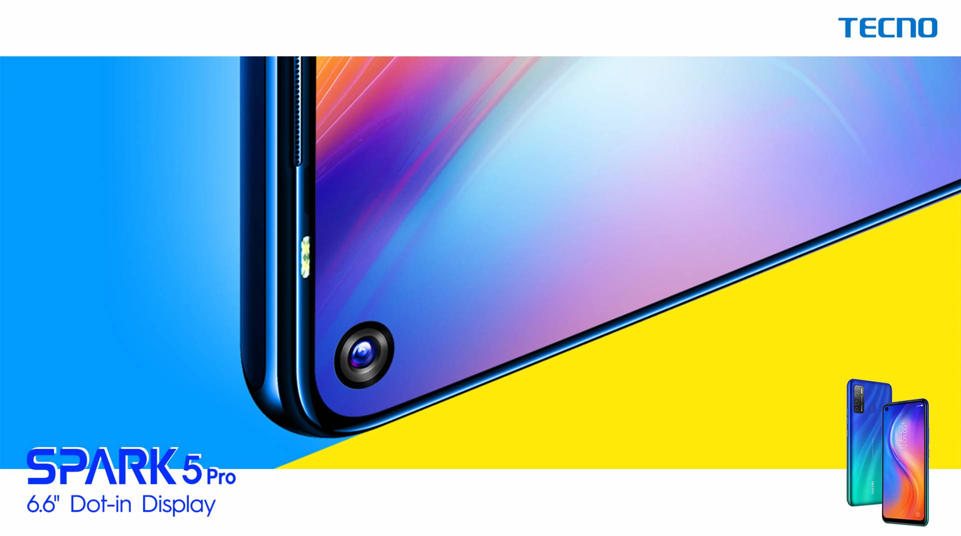 TECNO Launched SPARK 5 Pro: 5 Cameras, 5000mAh Battery & 6.6” HD Display