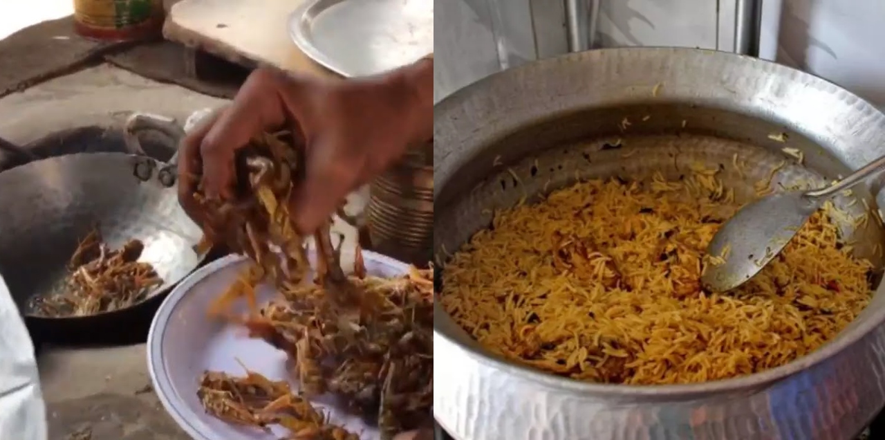 Pakistanis Feasting On Tiddi Biryani & Tiddi Karahi To Battle Their ...