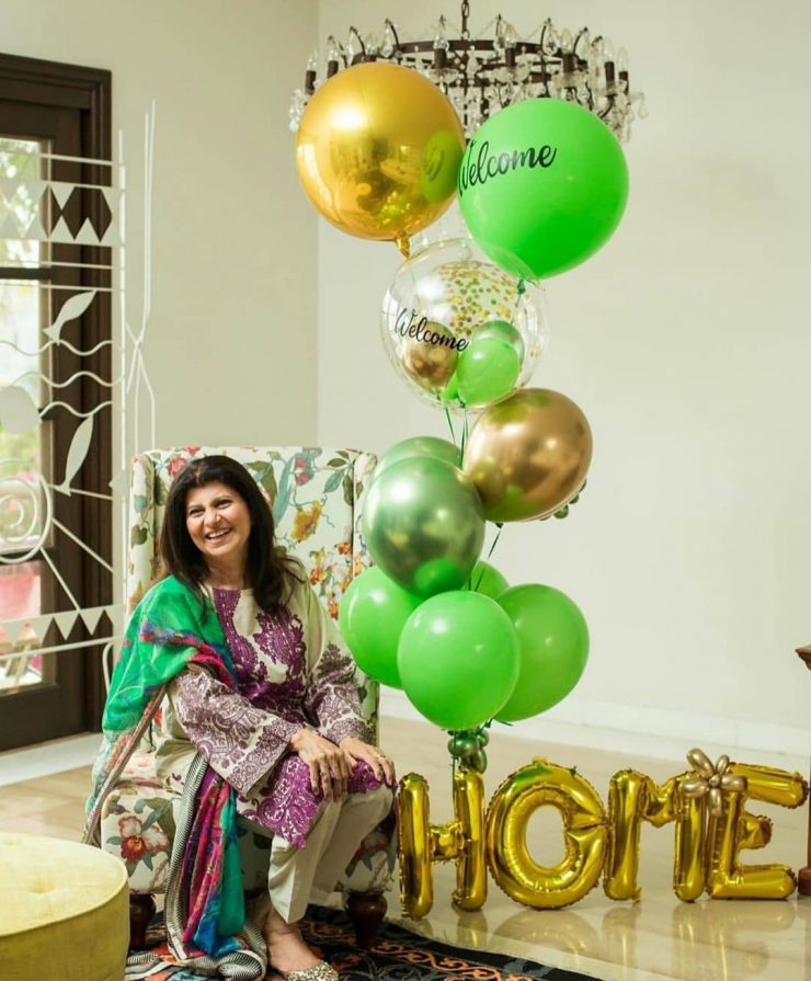 Actress Rubina Ashraf Returns Home After Recovering From Coronavirus