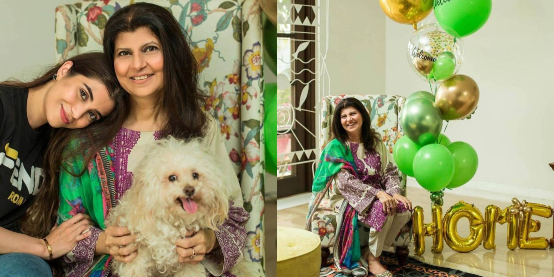 Actress Rubina Ashraf Returns Home After Recovering From Coronavirus