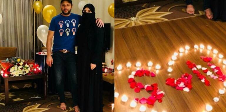 WATCH: Shahid Afridi Blushing While Talking About His Lovely Wife