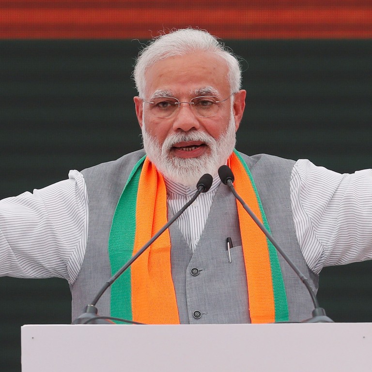 Modi Lays Hindu Temple Foundation On The Ruins Of Babri Masjid