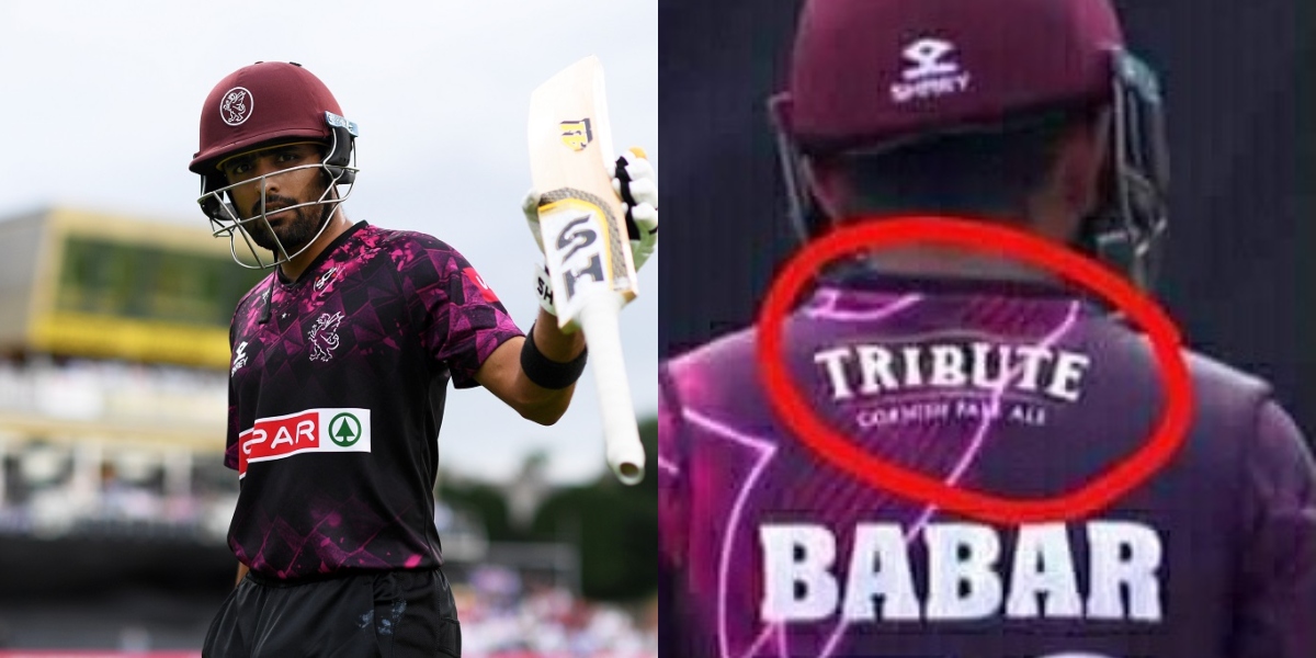 Alcohol Brand's Logo On Cricketer Babar Azam's Shirt Causes Outrage