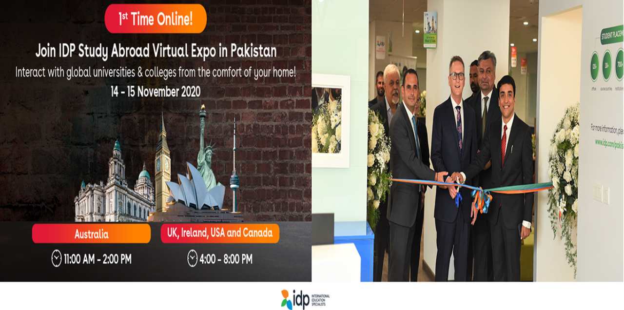 IDP Education Pakistan launches Virtual Study Abroad Roadshow From 14th ...