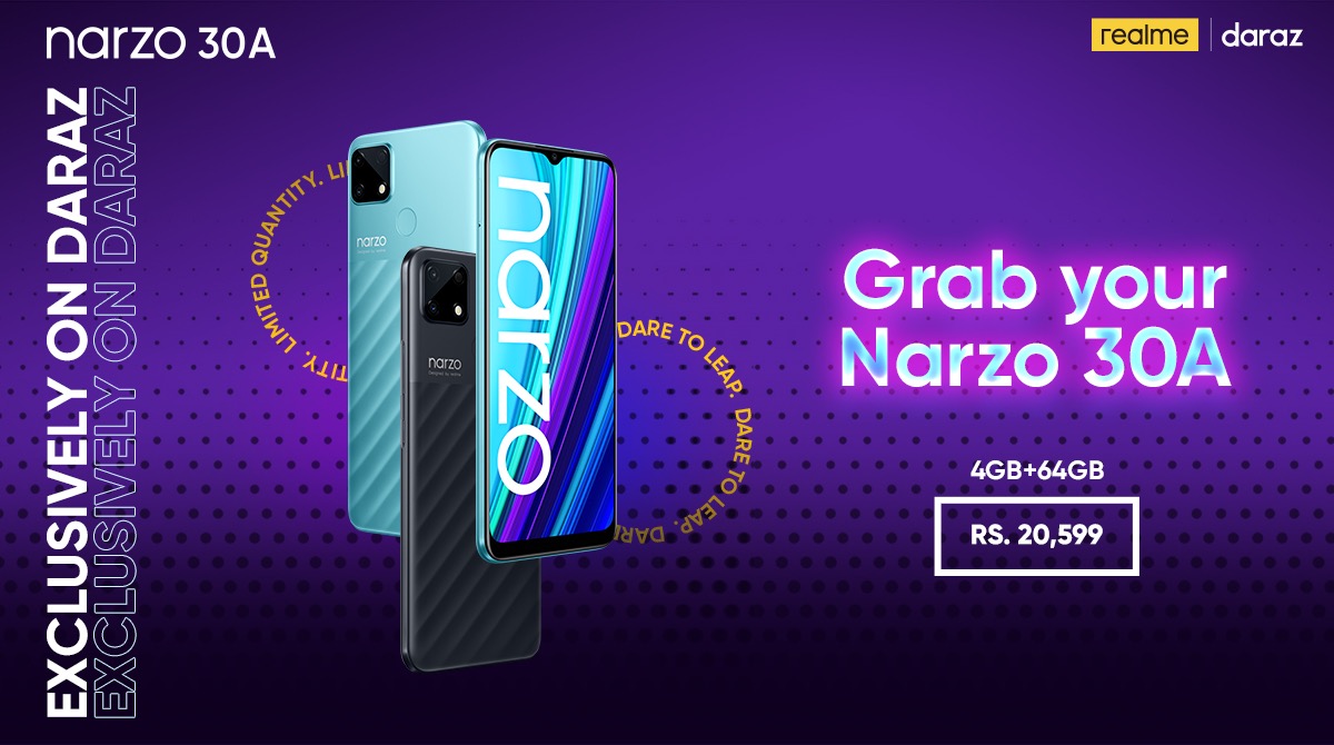 Realme Launches The Gaming Beast Narzo 30A With MediaTek Helio G85 Processor And 6000mAh Battery ...