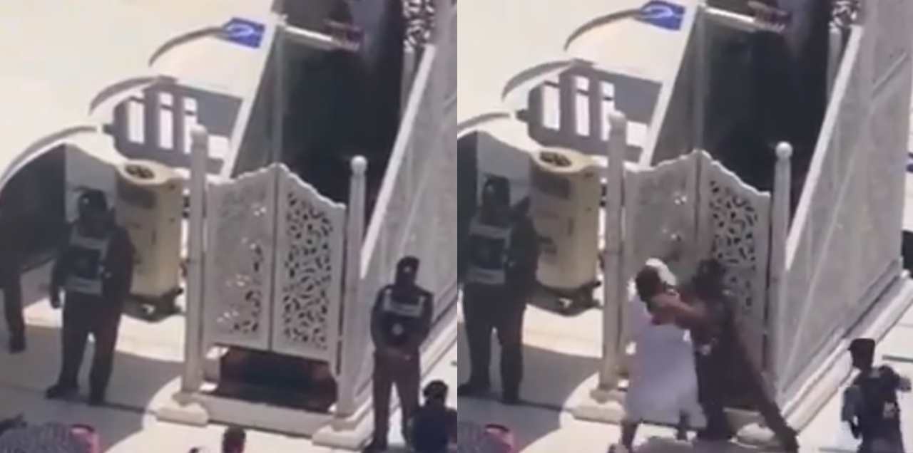Man Tries To Attack Imam-I-Kaaba During Sermon - Shocking Video Goes Viral!