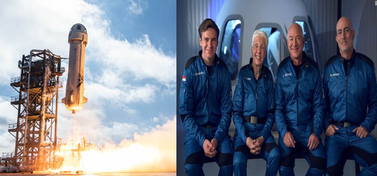 Jeff Bezos Ready To Step Into The Space Along With Three Members