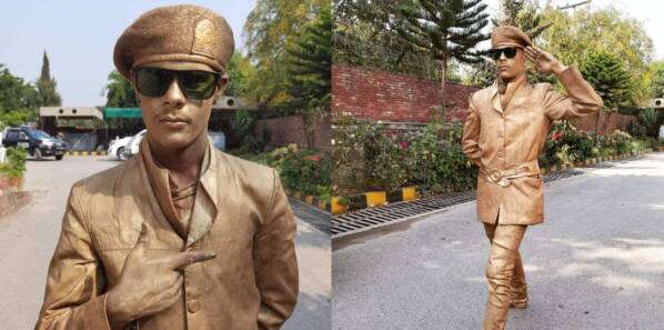Muhammed Ahsan Becomes Pakistan's First-Ever Living Statue As The ...