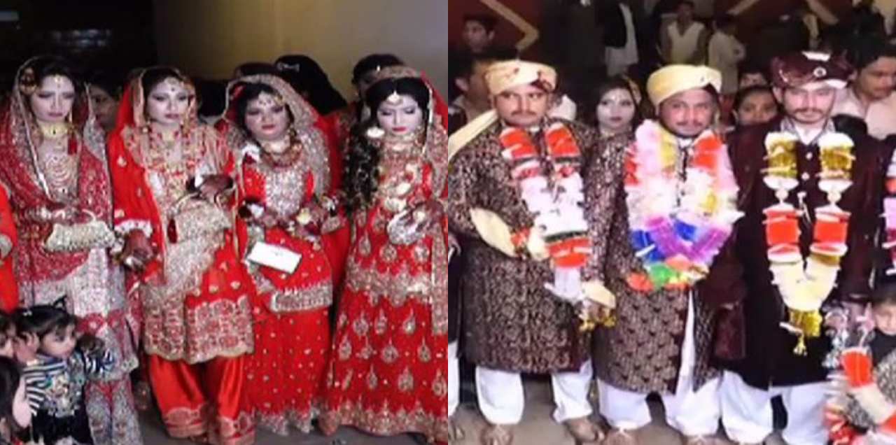 This Unusual 'Love Marriage' Saw Six Sisters Marry Six Brothers In Multan