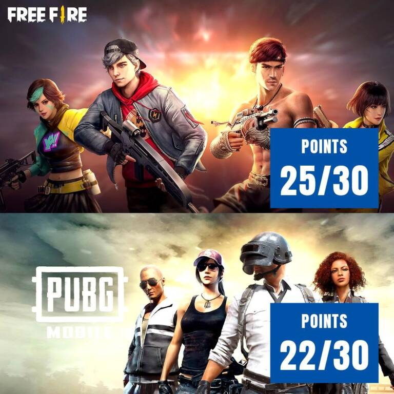 Free Fire vs PUBG, the ultimate comparison. - Parhlo