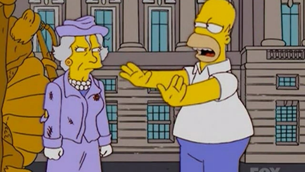 Holly Queen! False Simpsons Queen Elizabeth Death's Prediction