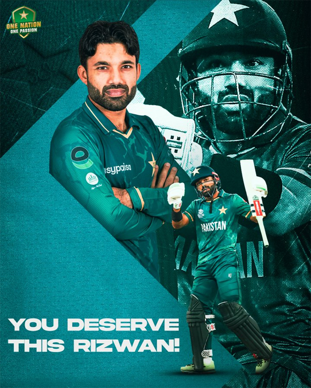 Mohammad Rizwan Wins September Player Of The Month Award