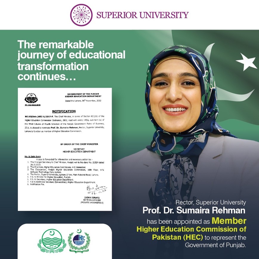 CM Pervaiz Elahi Appoints Prof. Dr. Sumaira Rehman as Member, Higher ...