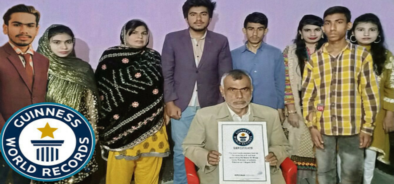 Guinness World Record Pakistani Family Sets For Same Birth Date