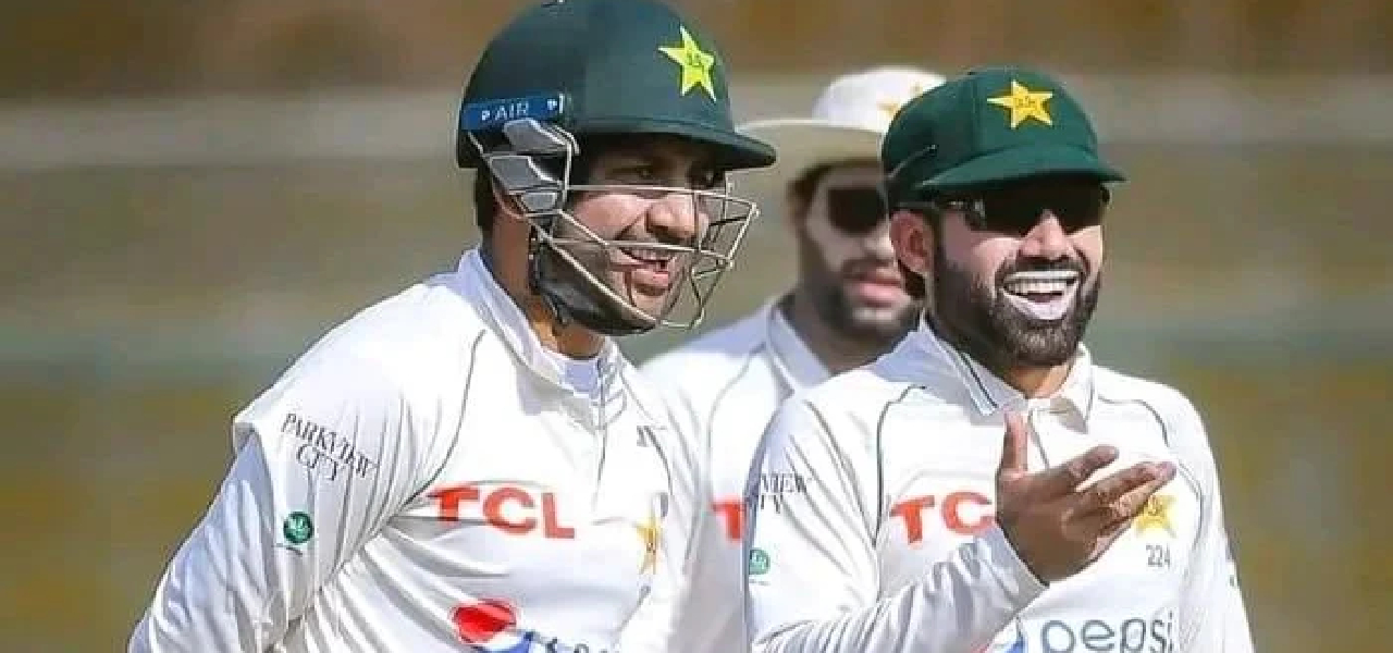 Rizwan Congratulates Sarfaraz on Achieving 3,000 Test Runs Rizwan Congratulates Sarfaraz on Achieving 3,000 Test Runs