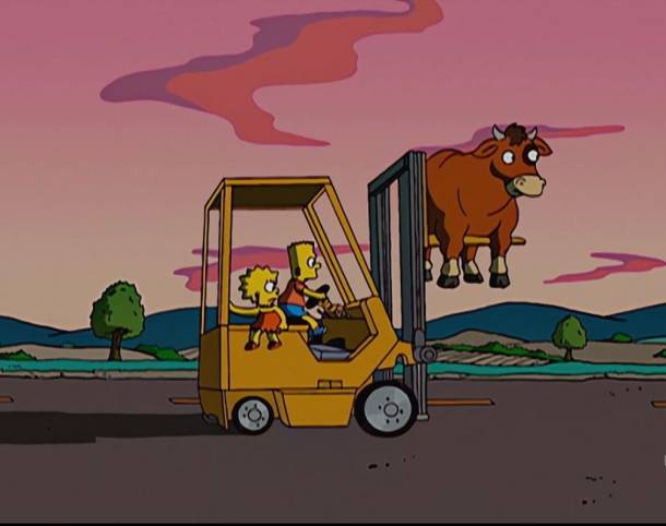Red heifers in Middle East conflict, echoed by Simpsons' "Apocalypse ...
