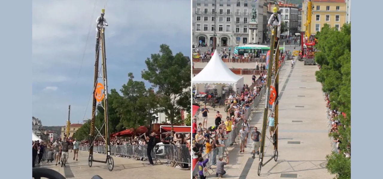 World Tallest Bike Unveiled; a Tale of Two Friends with an Enormous Dream - Parhlo