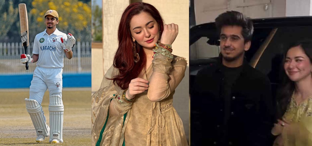Hania Aamir Extends Support to Injured Cricketer Saim Ayub in London - Parhlo